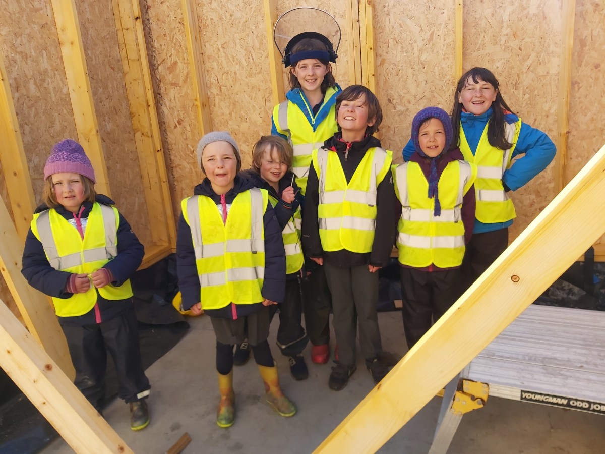 Our visit to the pier building site